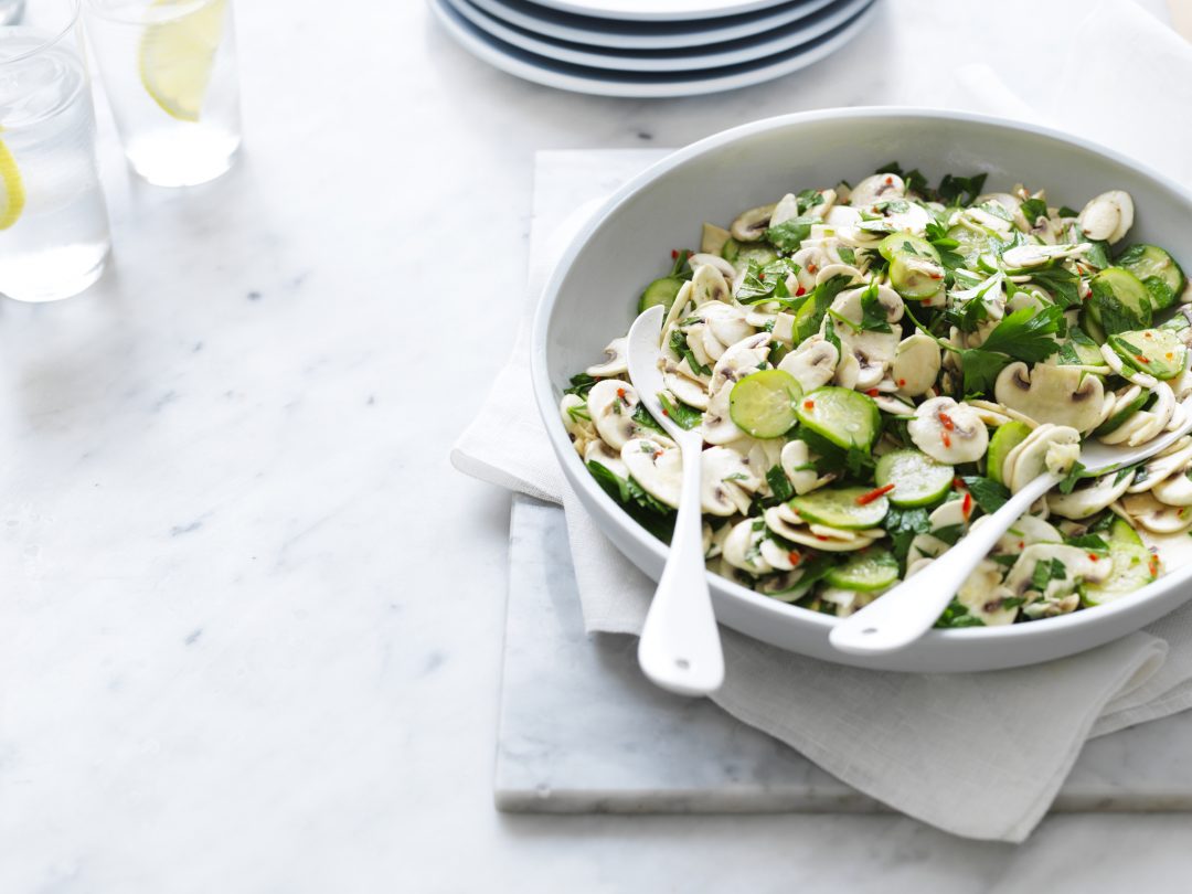 Lemon & Herb Mushroom Salad | Australian Mushrooms