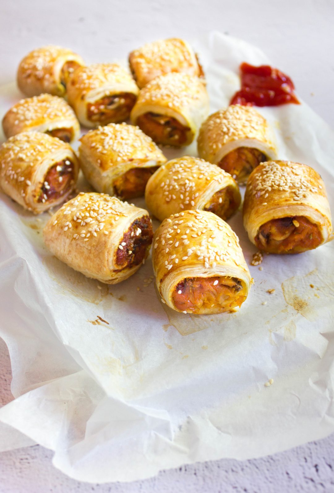 Mushroom and Pumpkin Sausage Rolls | Australian Mushrooms