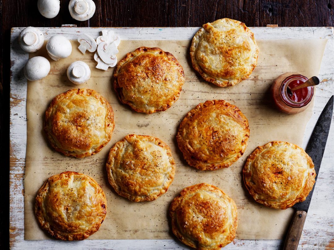 Mushroom Bolognese Pies | Australian Mushrooms